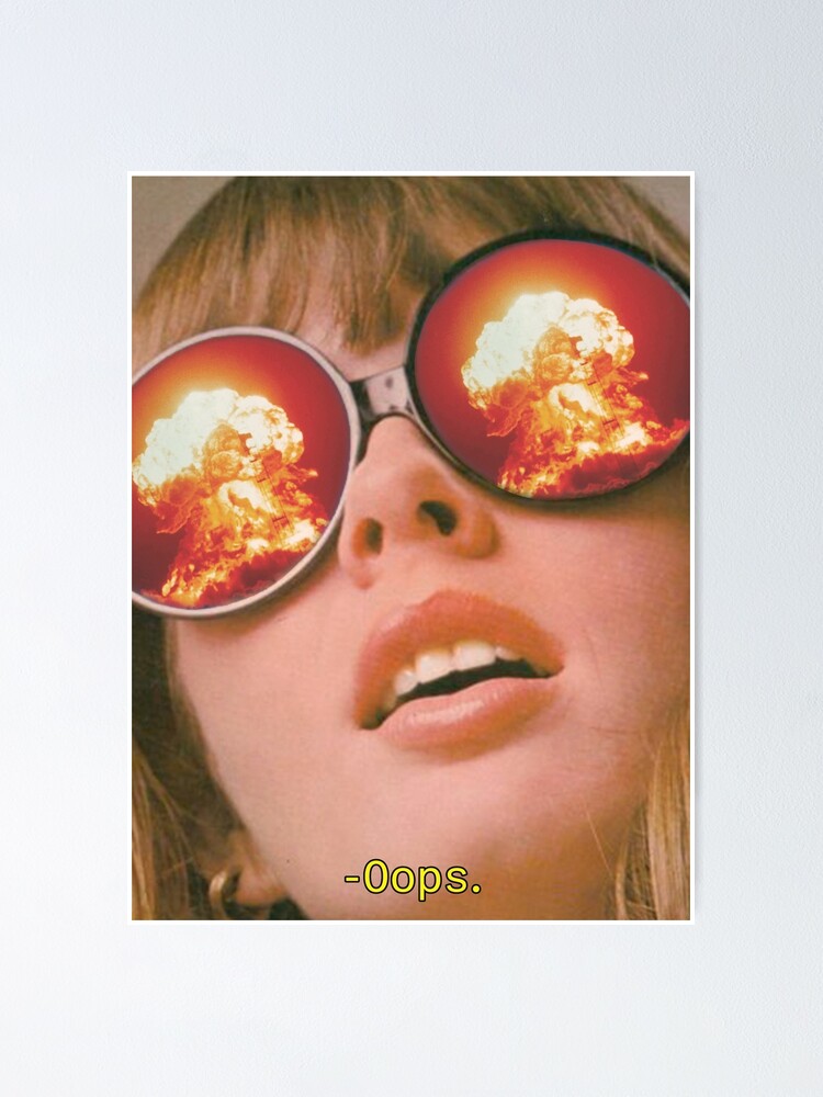 "Oops - The Explosion" Poster for Sale by MsGonzalez | Redbubble