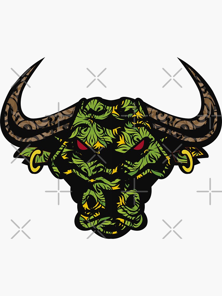 "Angry Bull Angry Bull Illustration Illustration" Sticker by ...