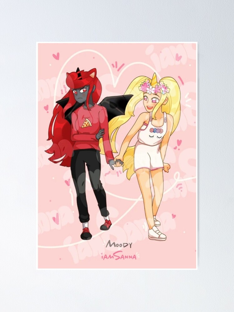 "Cute I Am Sanna And Moody" Poster by OtakuDesigner | Redbubble