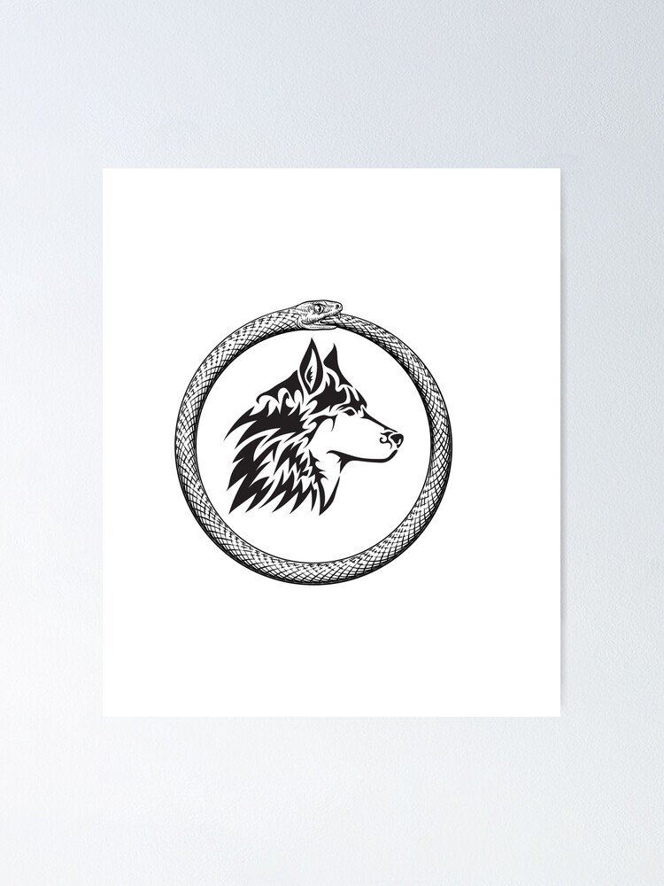 "Wolf the wheel of time " Poster for Sale by sdragshop | Redbubble