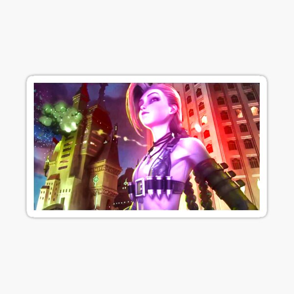 "arcane jinx" Sticker by YStress | Redbubble