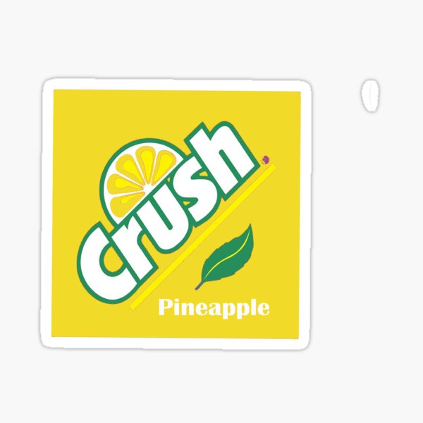"Crush vintage Pineapple sticker" Sticker for Sale by CNDPopculture ...