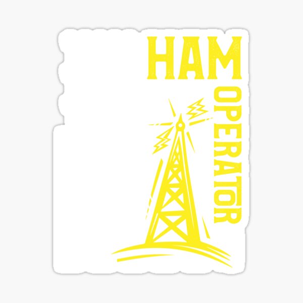 "Ham radio, ham" Sticker for Sale by SMMBYV | Redbubble