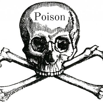 "poison skull" Sticker for Sale by yeahnoyeah | Redbubble