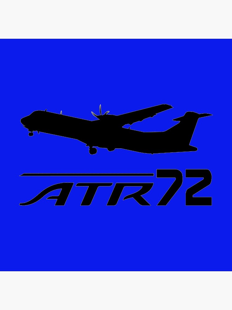 "ATR 72 SILHOUETTE PRINT " Poster for Sale by Ljubo339- | Redbubble