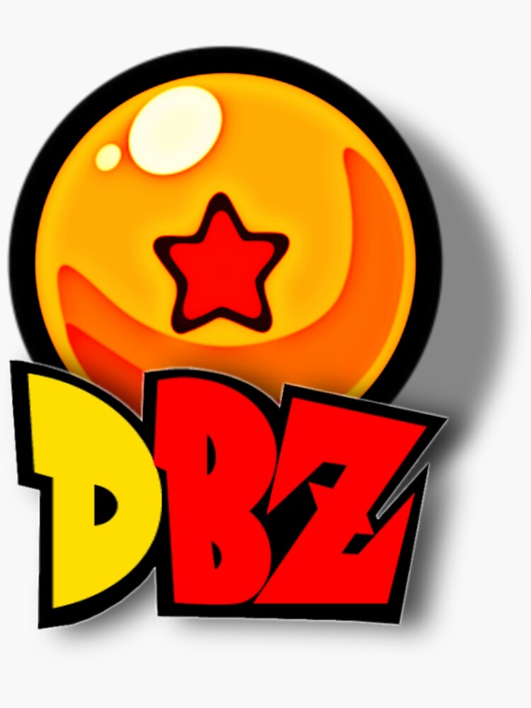 "Dbz logo" Sticker by MoneyTime98000 | Redbubble