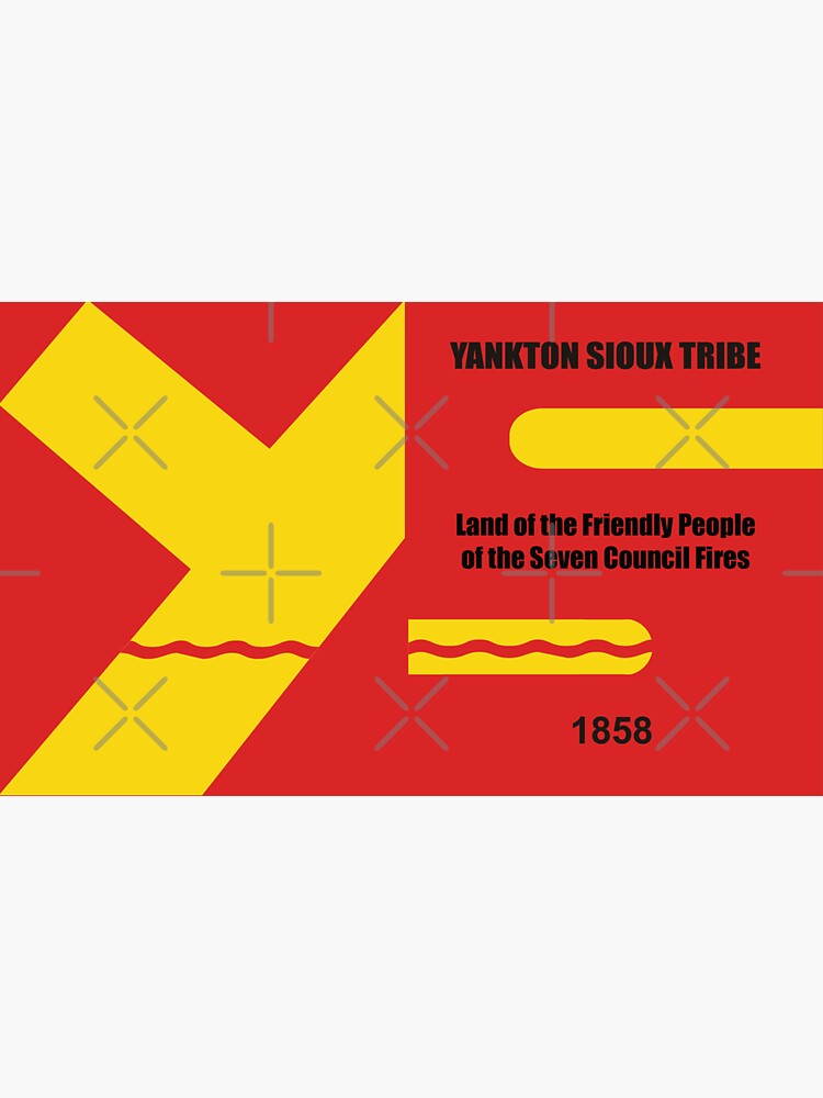 "Flag of Yankton Sioux tribe Indian Reservation South Dakota USA ...
