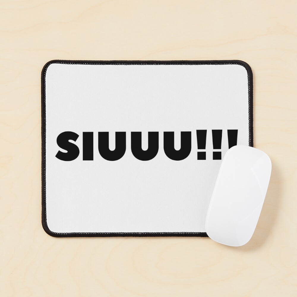 "Siuuu - Jumper" Sticker for Sale by ExcitedMood | Redbubble