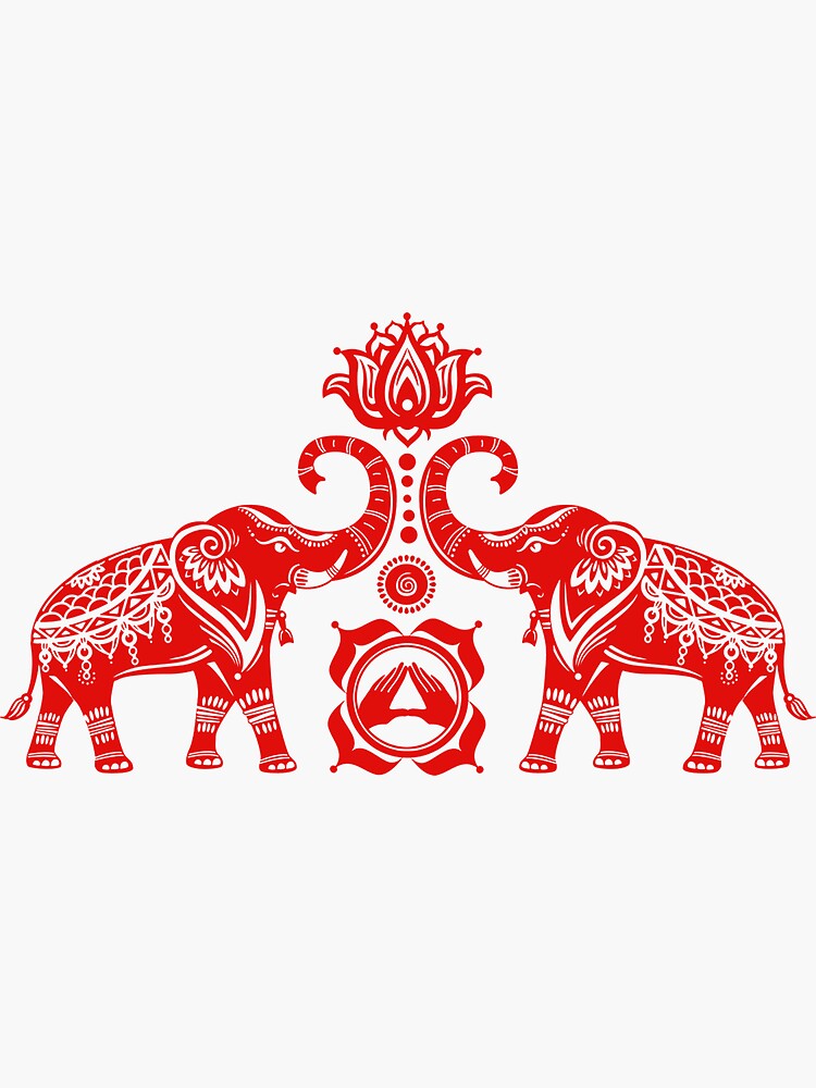 "DST - elephants" Sticker for Sale by EqualiTEEZ | Redbubble