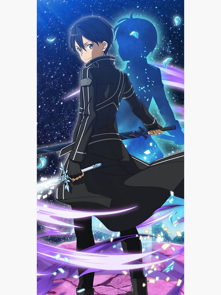 "Sword art online kirito" Poster for Sale by Soulzodiac | Redbubble