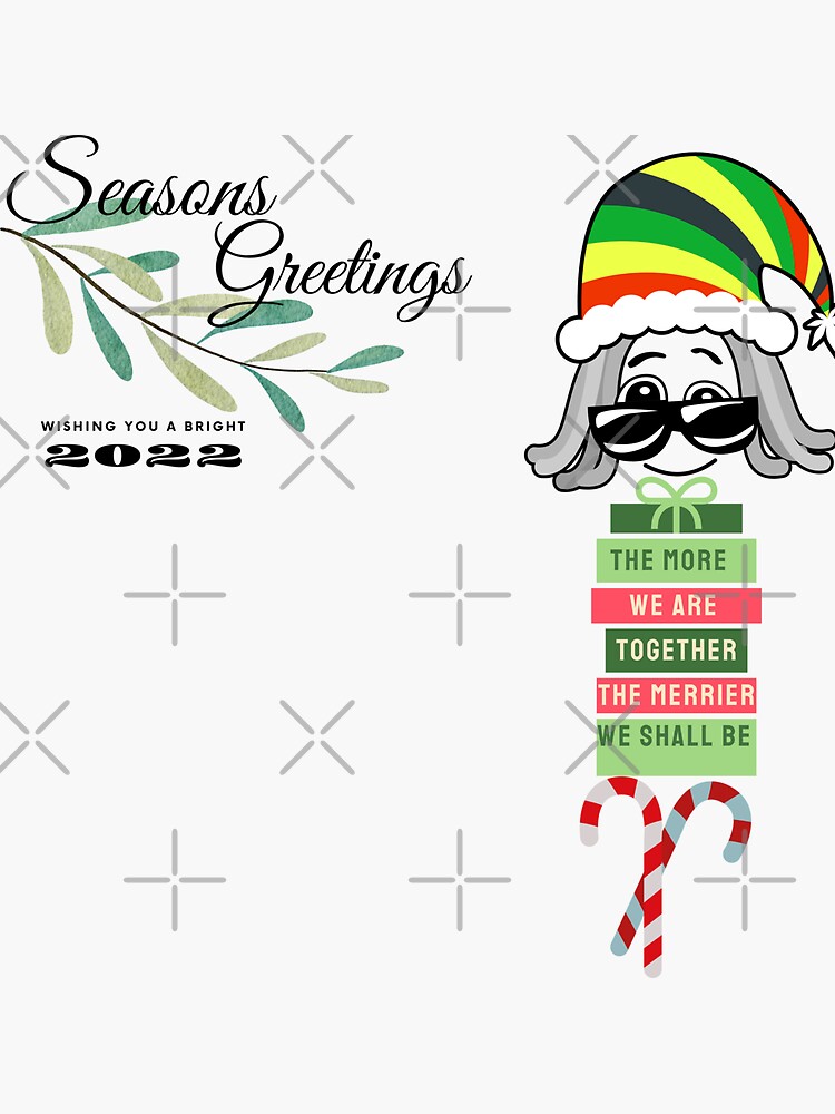 "Dread Family Christmas" Sticker for Sale by TeachusEduTech1 | Redbubble