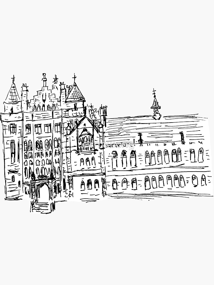 "Library Bar Edinburgh" Sticker for Sale by carmwong | Redbubble