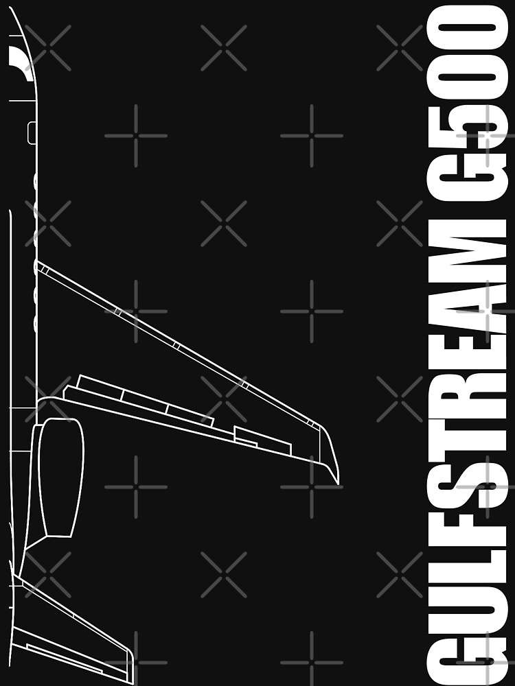 "Gulfstream G500 Top View" T-shirt for Sale by magazinecombate ...