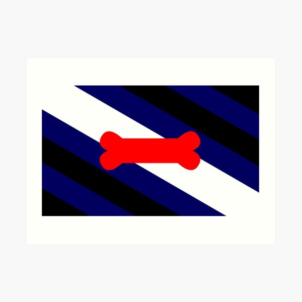 "Traditional Pup Pride Flag" Art Print for Sale by tailspace | Redbubble