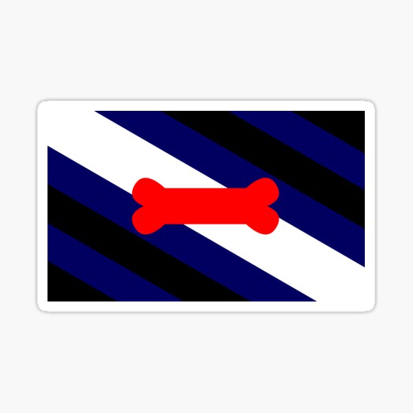 "Traditional Pup Pride Flag" Sticker for Sale by tailspace | Redbubble