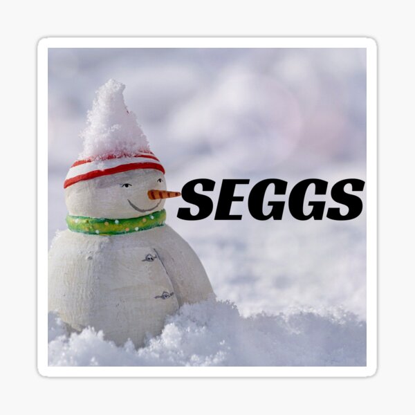 "Seggs" Sticker for Sale by Bakr1991 | Redbubble