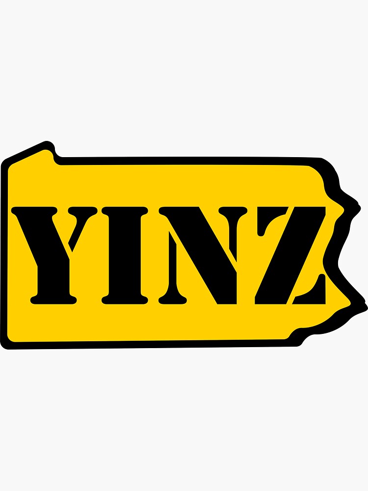 "Yinz Pittsburgh Pennsylvania State Yinzer Speak Black & Gold Theme ...