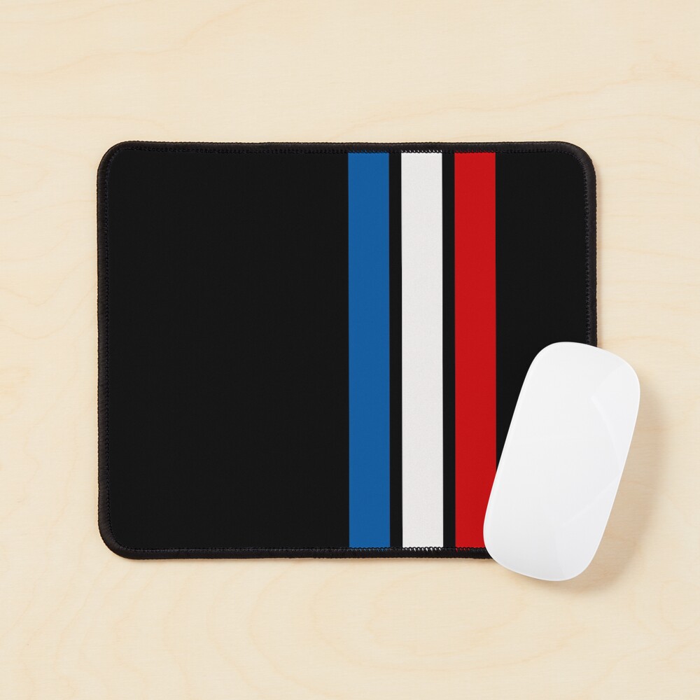"France Racing Stripes No. 4 / Blue White Red Racing Stripes Trio" Art ...