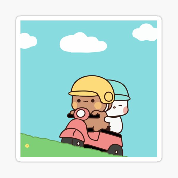 Panda Bear Bubu Dudu Sticker For Sale By Dev Ilyass Redbubble