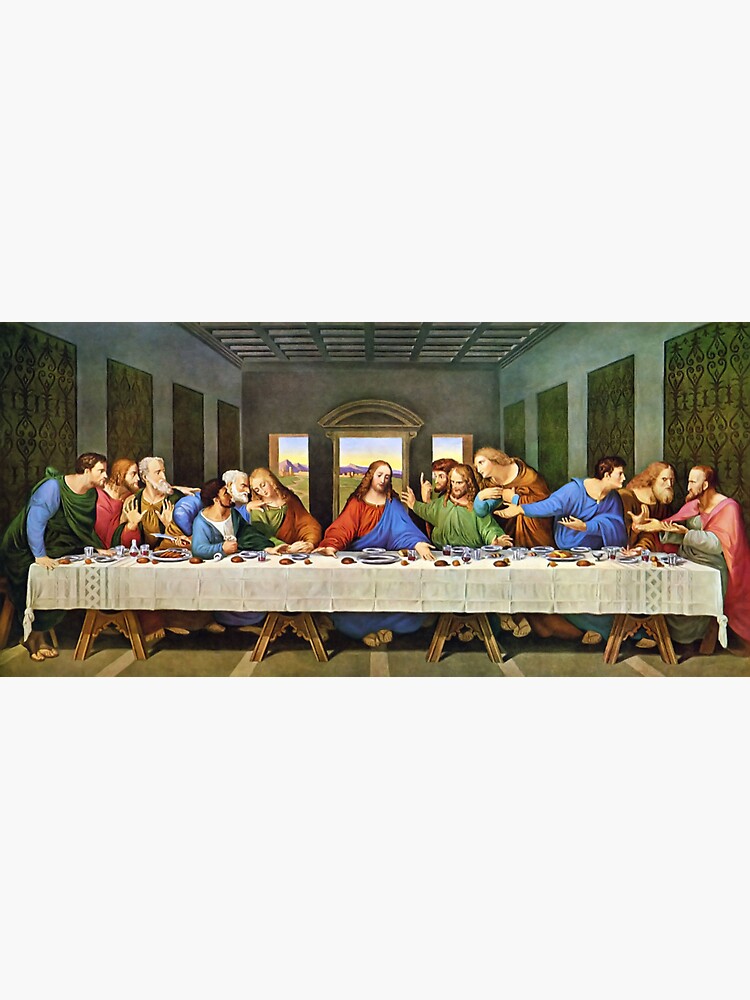 "The Last Supper" Sticker for Sale by kamilicaineven | Redbubble