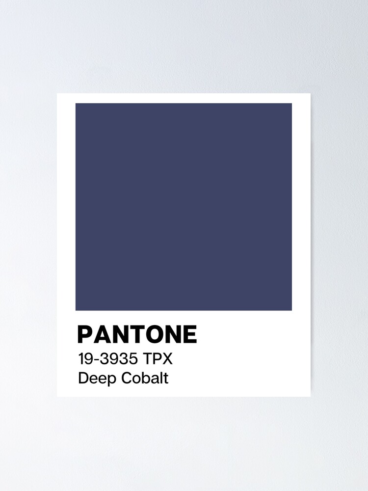 "Deep Cobalt" Poster for Sale by piastrelli | Redbubble