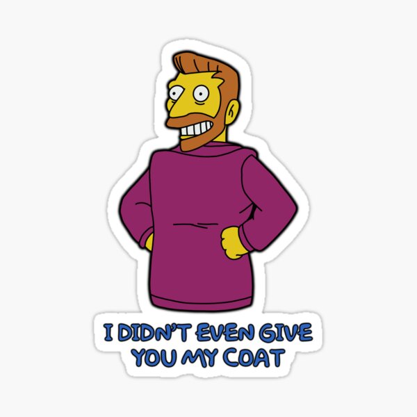 "Hank Scorpio Coat" Sticker for Sale by thebcarts | Redbubble