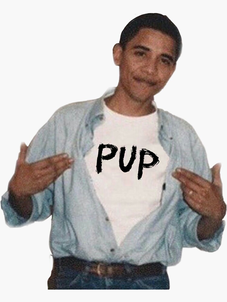 "Pup The Band Sticker" Sticker by hubbard191 | Redbubble