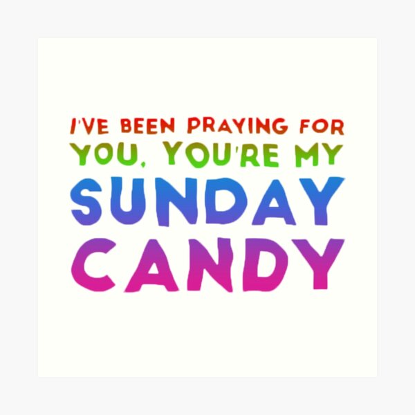 "Chance The Rapper | Sunday Candy (3)" Art Print for Sale by JAY-DR ...