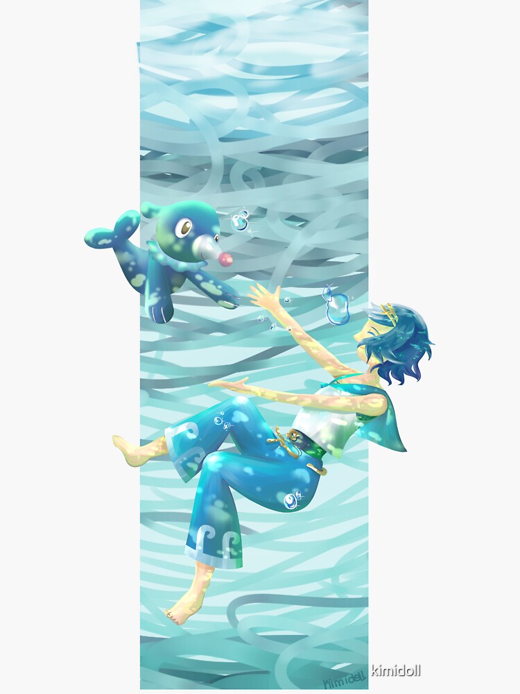 "Lana and Popplio/Suiren and Ashimari" Sticker for Sale by kimidoll ...