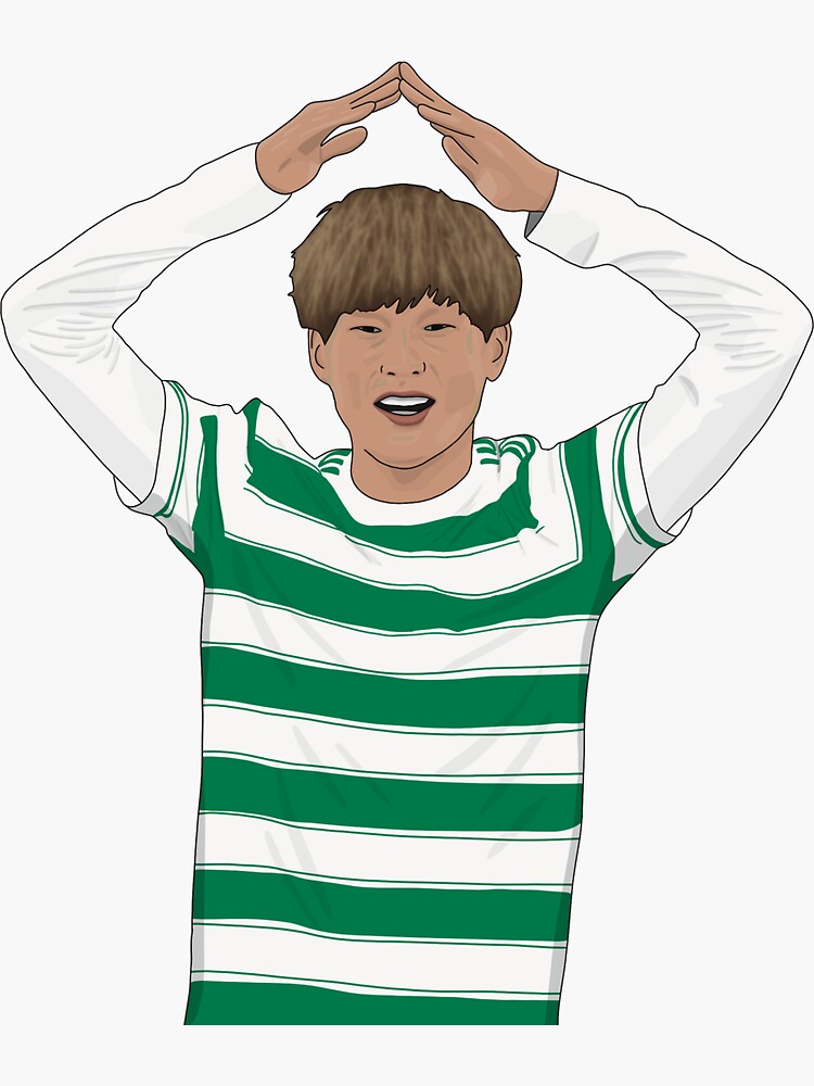 "Kyogo Furuhashi Celtic" Sticker for Sale by wdart | Redbubble