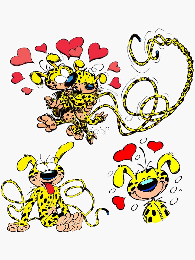 "marsupilami world" Sticker by dobli | Redbubble