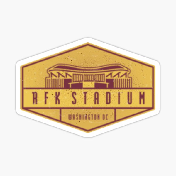 "RFK Memorial Stadium" Sticker for Sale by DeadStadium | Redbubble