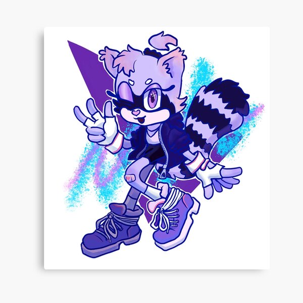 "Spork the Raccoon- Sonic the Hedgehog Original Character" Canvas Print ...