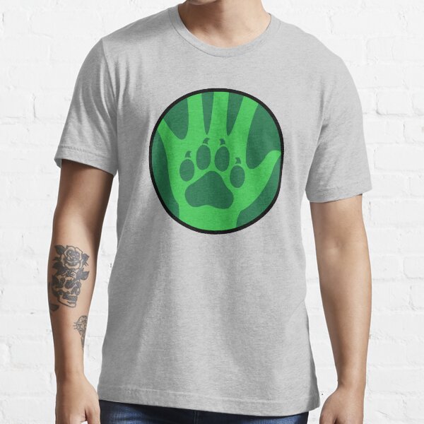 "Beast Boy paw shirt" T-shirt for Sale by MonkeyLi | Redbubble ...