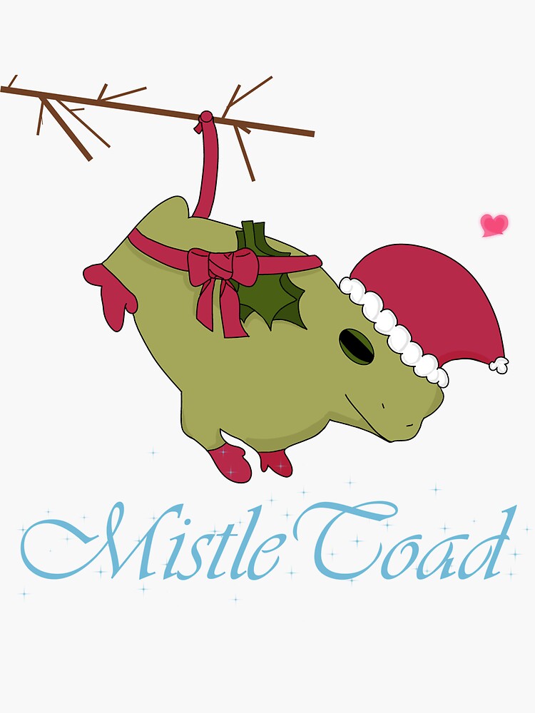 "MistleToad version B" Sticker for Sale by RancherToads | Redbubble