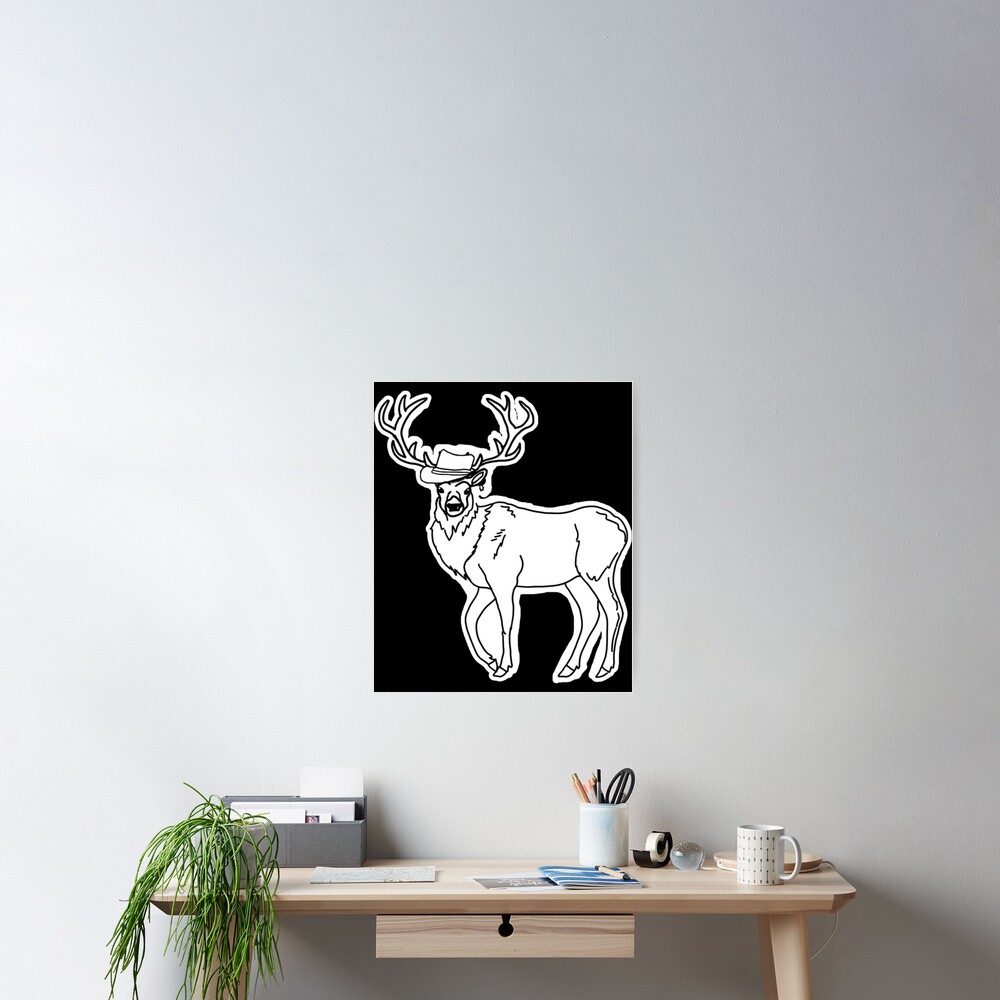 "arthur morgan deer " Poster for Sale by Luke-Simson | Redbubble