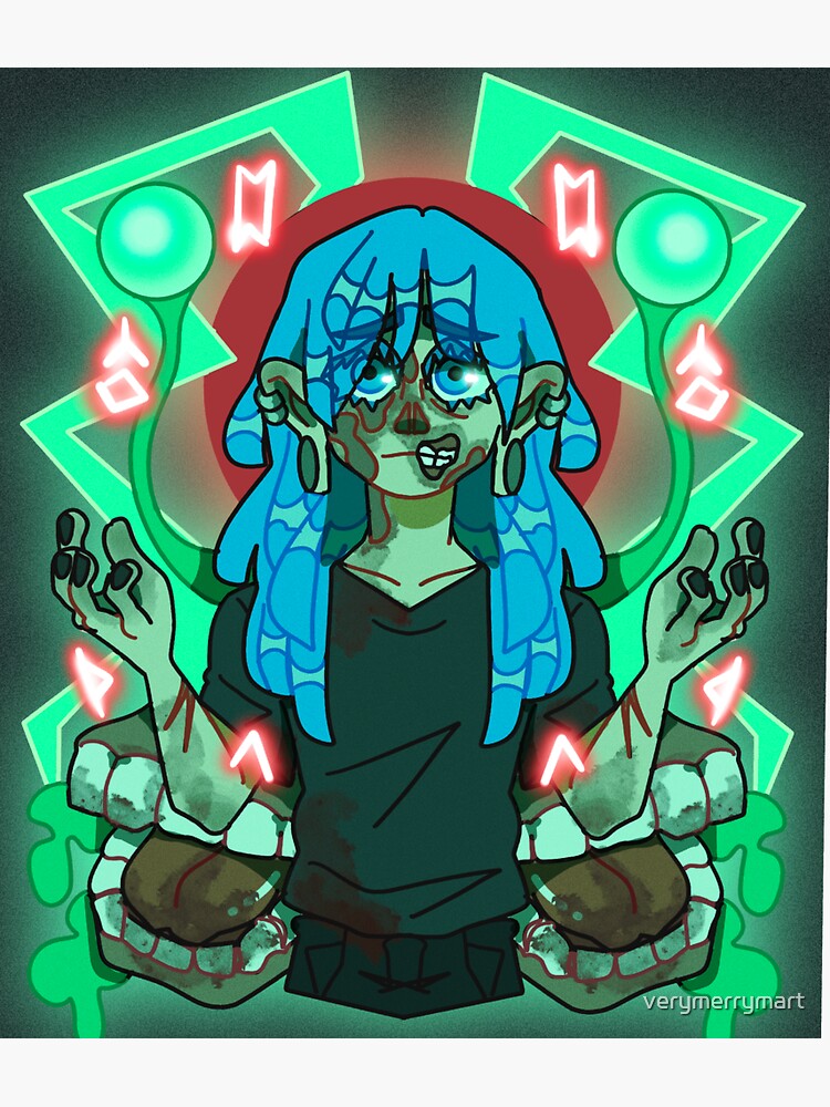 "Sad Sal" Sticker by verymerrymart | Redbubble