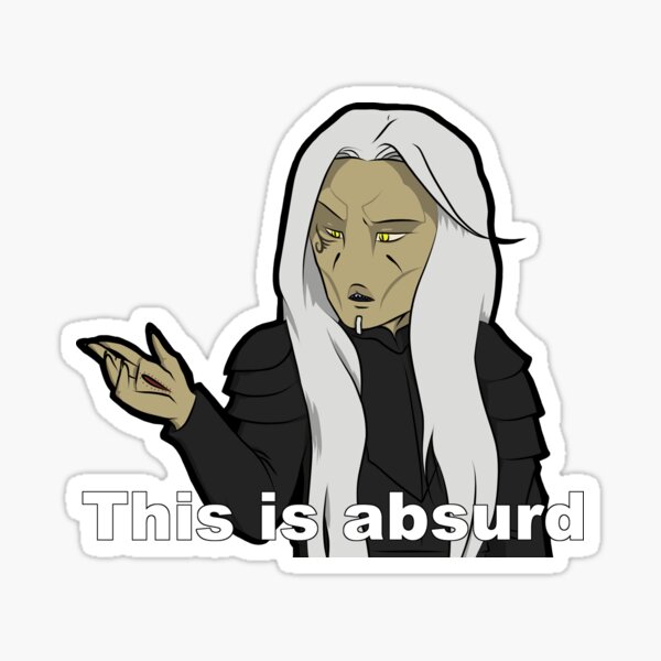 "Kenny Bonewhite the wraith Absurd" Sticker for Sale by Just-a-stranger ...