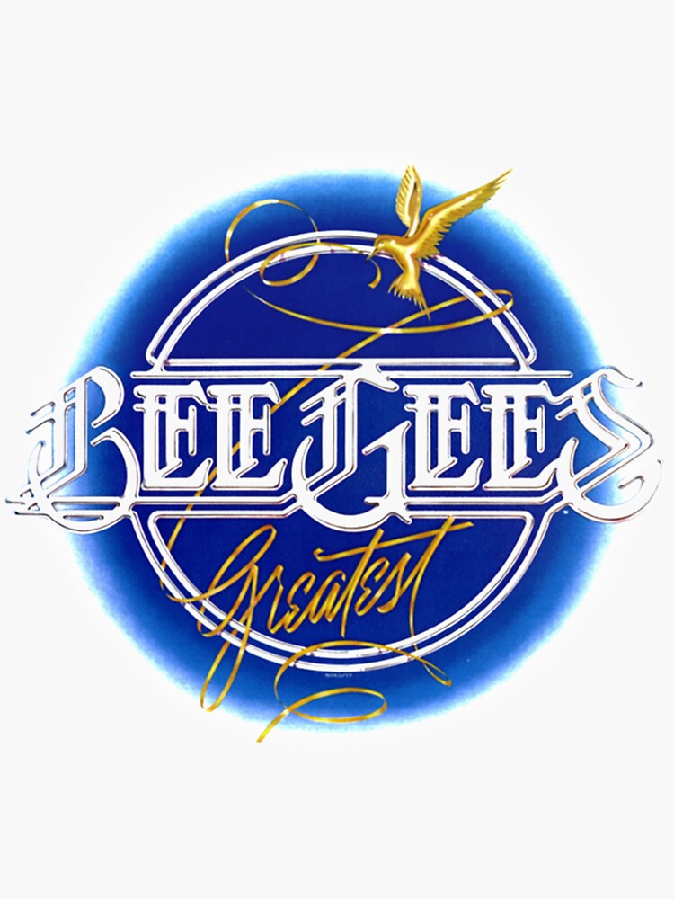 "Best Clear Design of Bee Gees Band Gift For Men Women " Sticker for ...
