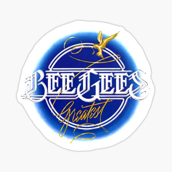 "Best Clear Design of Bee Gees Band Gift For Men Women " Sticker for ...