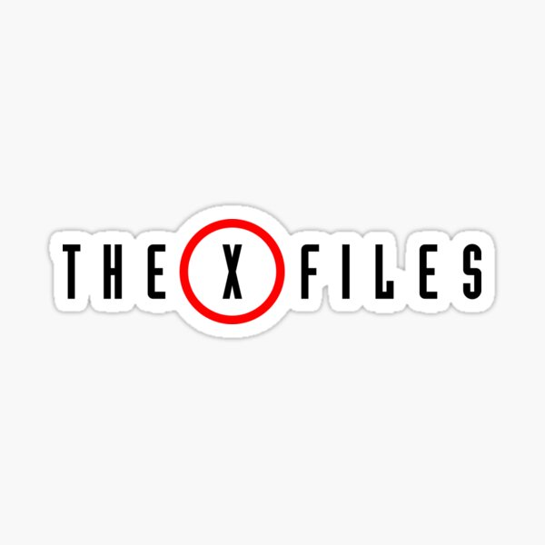 "The X-Files Logo" Sticker by ThatBenGuy23 | Redbubble