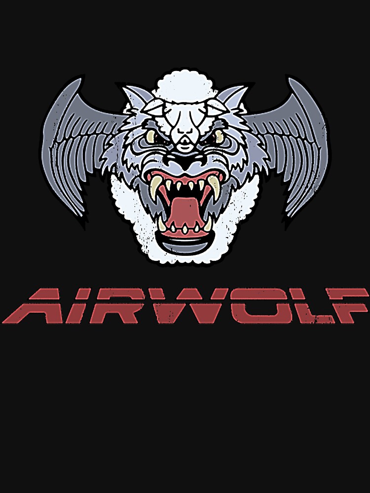 "Airwolf Logo " T-shirt for Sale by Clanger201 | Redbubble | airwolf t ...