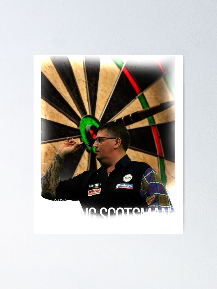 "Gary The Flying Scotsman Anderson Darts Classic " Poster for Sale by ...