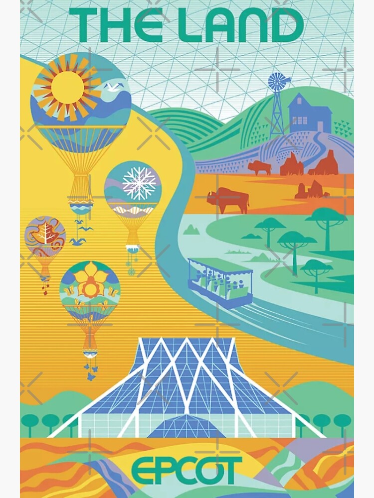 "Living with the Land" Poster for Sale by FandomStadium | Redbubble