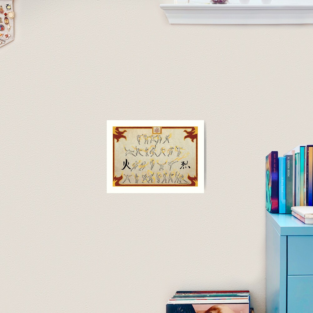 "Avatar the Last Airbender - Fire Scroll" Art Print for Sale by Daljo ...