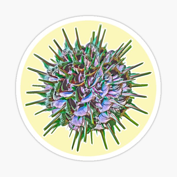 "Hypersphere Digital Art Pattern Design" Sticker for Sale by ...