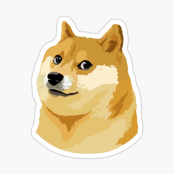 "Doge" Sticker for Sale by SpyrosMonster | Redbubble