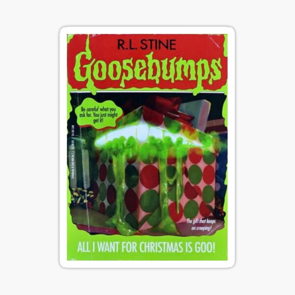 "Goosebumps Christmas" Sticker for Sale by Double-Ghost | Redbubble