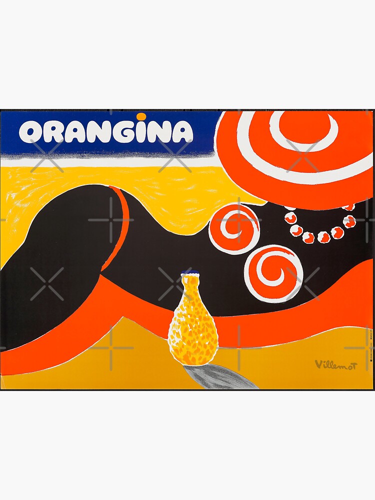 "Orangina" Sticker by LenaWulf | Redbubble