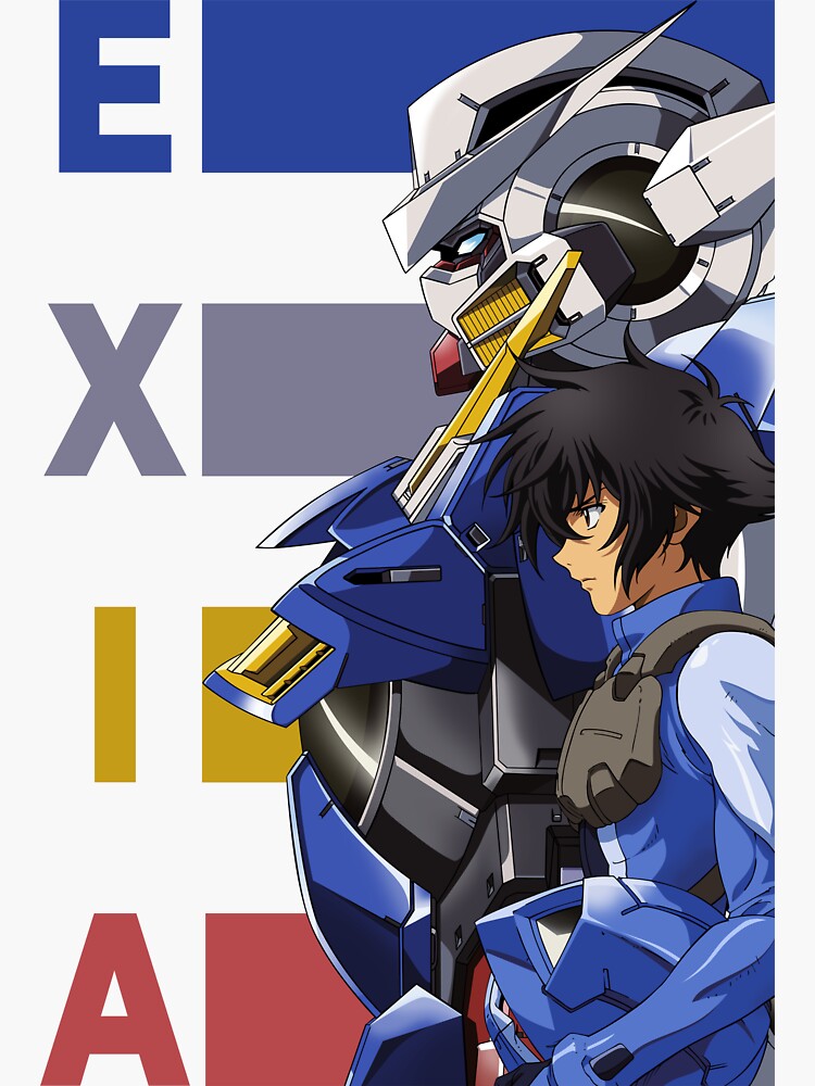 "Exia GN001" Sticker for Sale by Exia00 | Redbubble